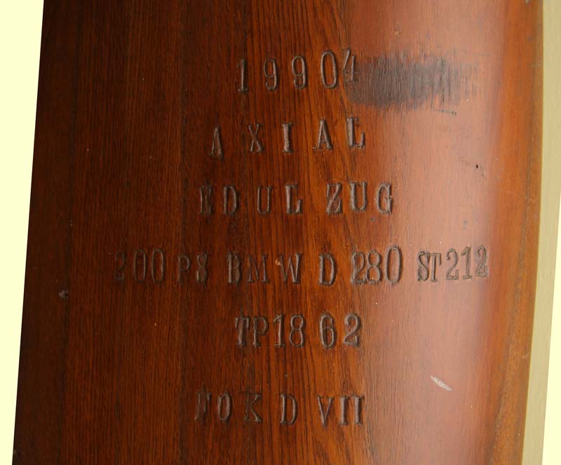 Axial Propeller for Fokker D VII